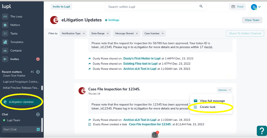 eLitigation – Lupl